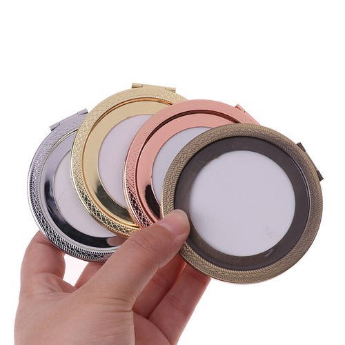 Portable Double-Sided Folding Cosmetic Pocket Mirror Vintage Pocket ...