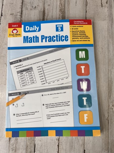 Daily Math Practice, Grade 5 New | eBay