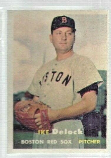 Ike Delock 1957 Topps ML Baseball Trading Card # 63 Red Soxs | eBay