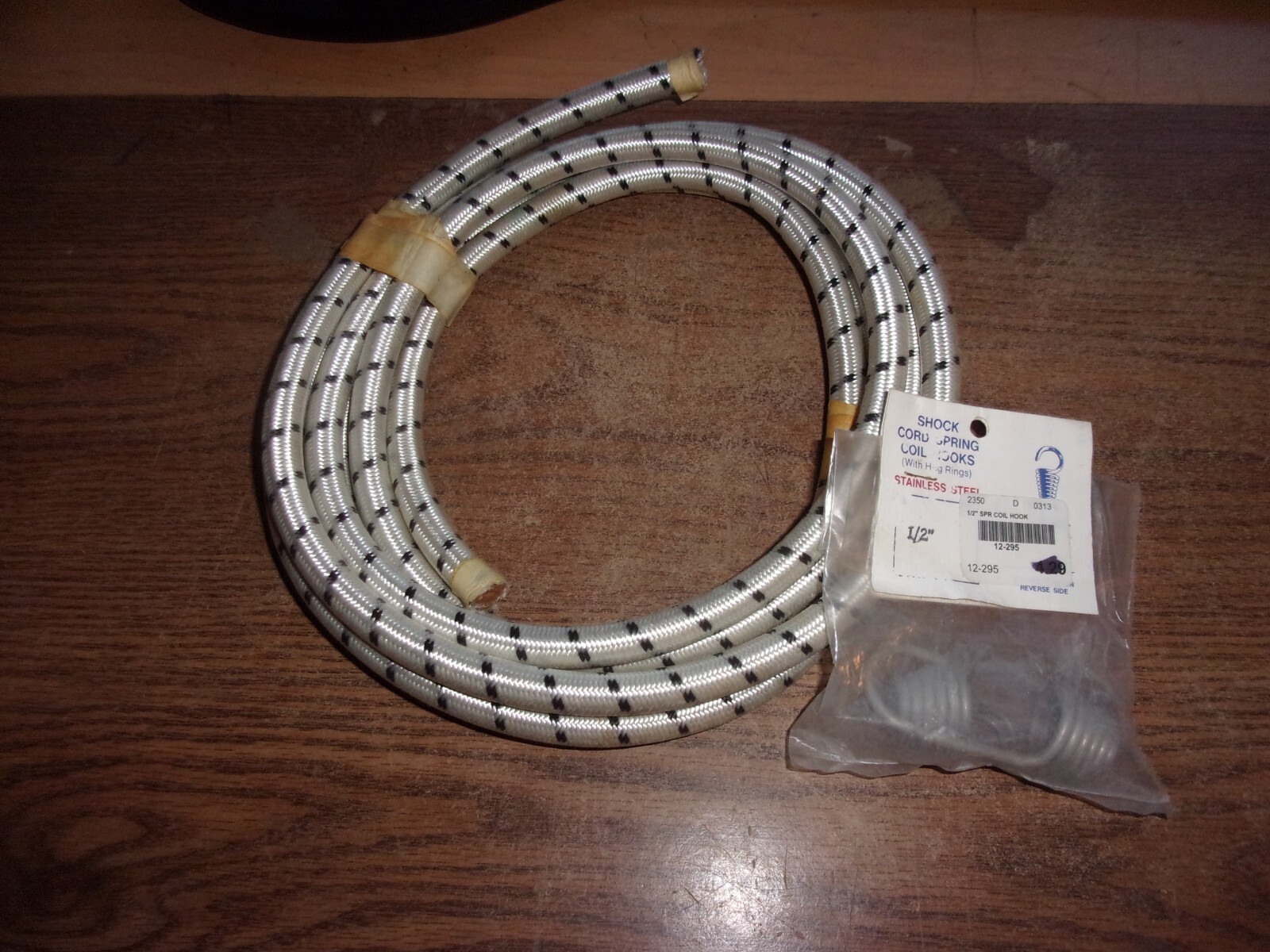 EDGE CORDAGE 1/2" SET OF COIL HOOKS AND 11FT BUNGEE CORD | eBay