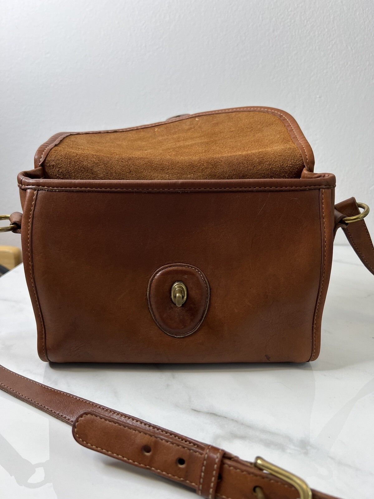 Vintage Coach Devon CrossBody British Tan Leather Shoulder Bag 9908 In ...