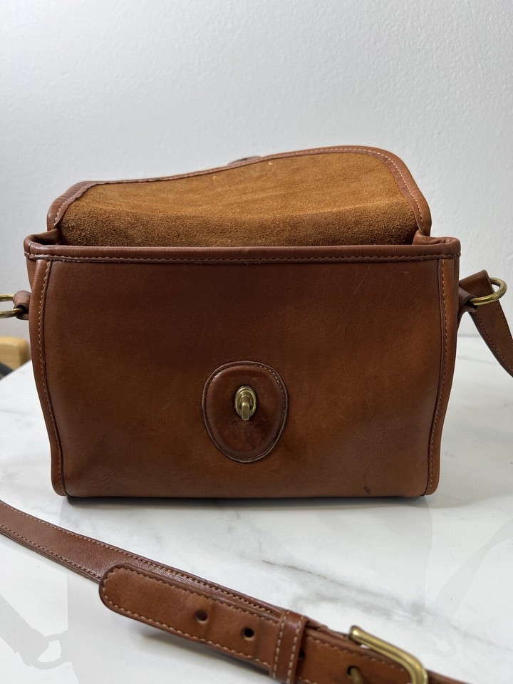 Vintage Coach Devon CrossBody British Tan Leather Shoulder Bag 9908 In ...