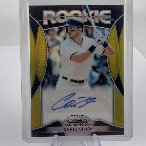 Chris Shaw 2019 Panini Prizm Rookie Carolina Gold Autograph #9/10 #RA ...