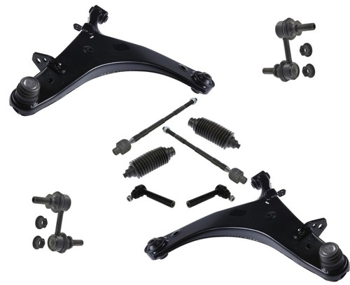 Front Lower Control Arms Ball Joints Tie Rods & Links for 06-14 Subaru ...