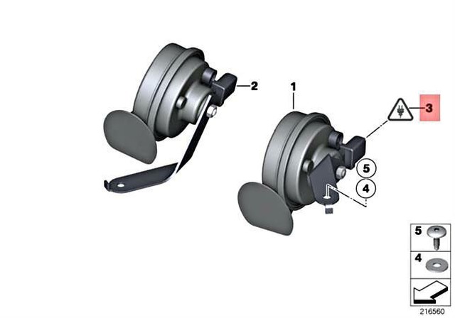 BMW OEM 2001 325i Signal Lamps-front-housing Left 61138373332 for sale ...