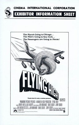 FLYING HIGH Original Australian Movie Press Book Robert Hays Julie ...