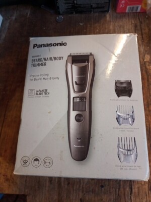 Panasonic ER-GB80 Wet Dry Beard, Hair Body Trimmer Shaver for Men ...