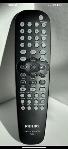 Philips NA730 Remote Control For DVP3345VB DVD VCR Combo VHS Tested | eBay