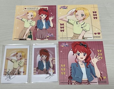 Aikatsu Shinjo Hinaki Kobayashi Juri Character Nap Bonus Sticker | eBay