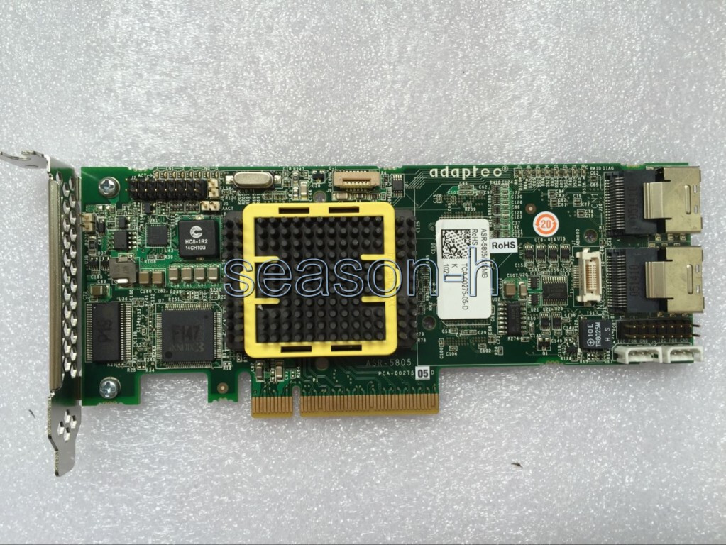 Adaptec ASR-5805 512MB 8 Port PCIe SAS/SATA RAID Controller card | eBay