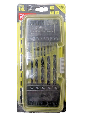 RYOBI Black Oxide Drill Bit Set (14-Piece) | eBay