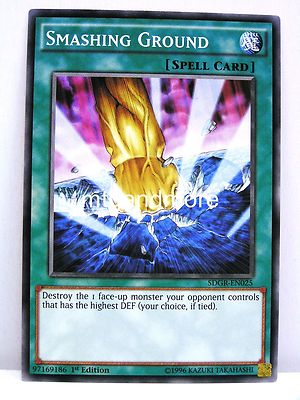 Yu-Gi-Oh - 1x Smashing Ground - SDGR - Geargia Rampage | eBay.de