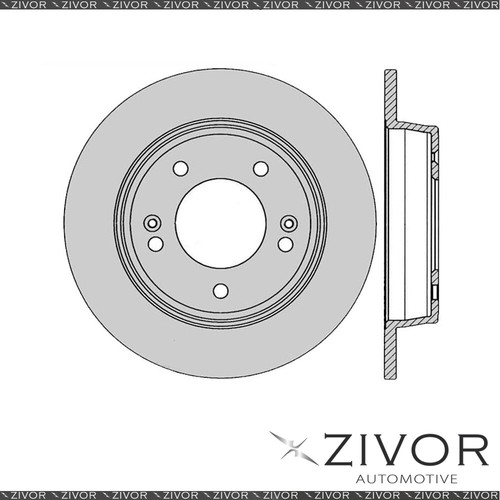 New PROTEX Rotor - Rear For HYUNDAI VELOSTER FS 3D Cpe FWD 2012 - 2016 ...