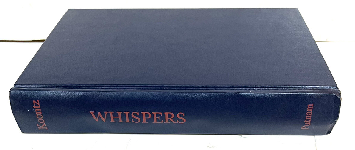 Dean Koontz Whispers 1980 BOMC Edition Hardcover Book | eBay