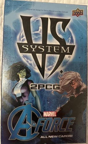 VS System 2PCG A-Force Expansion Sealed Box Marvel Upper Deck TCG Card ...