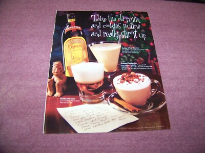 Kahlua Original Print Ad From Magazine Vintage 1996 | eBay