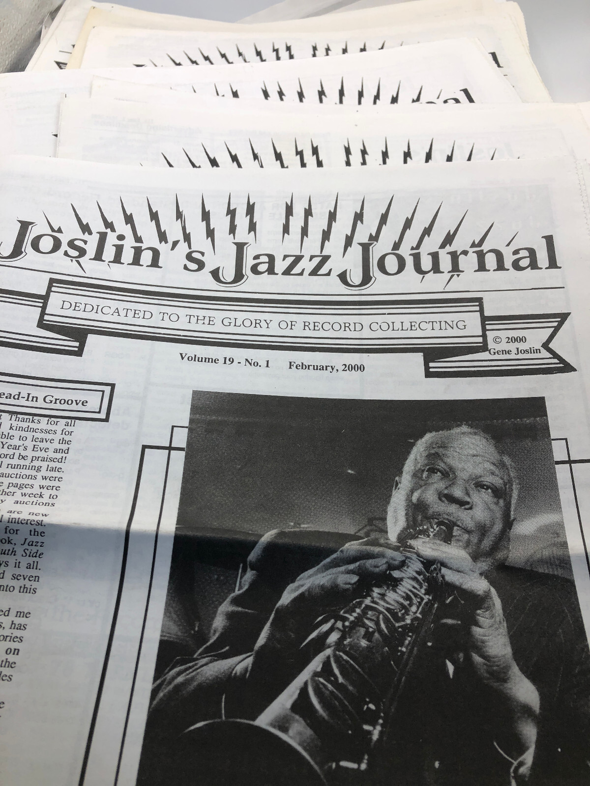 LOT: 18 Issues of Joslin’s Jazz Journal (2000-2004) Record Collecting Newsprint | eBay