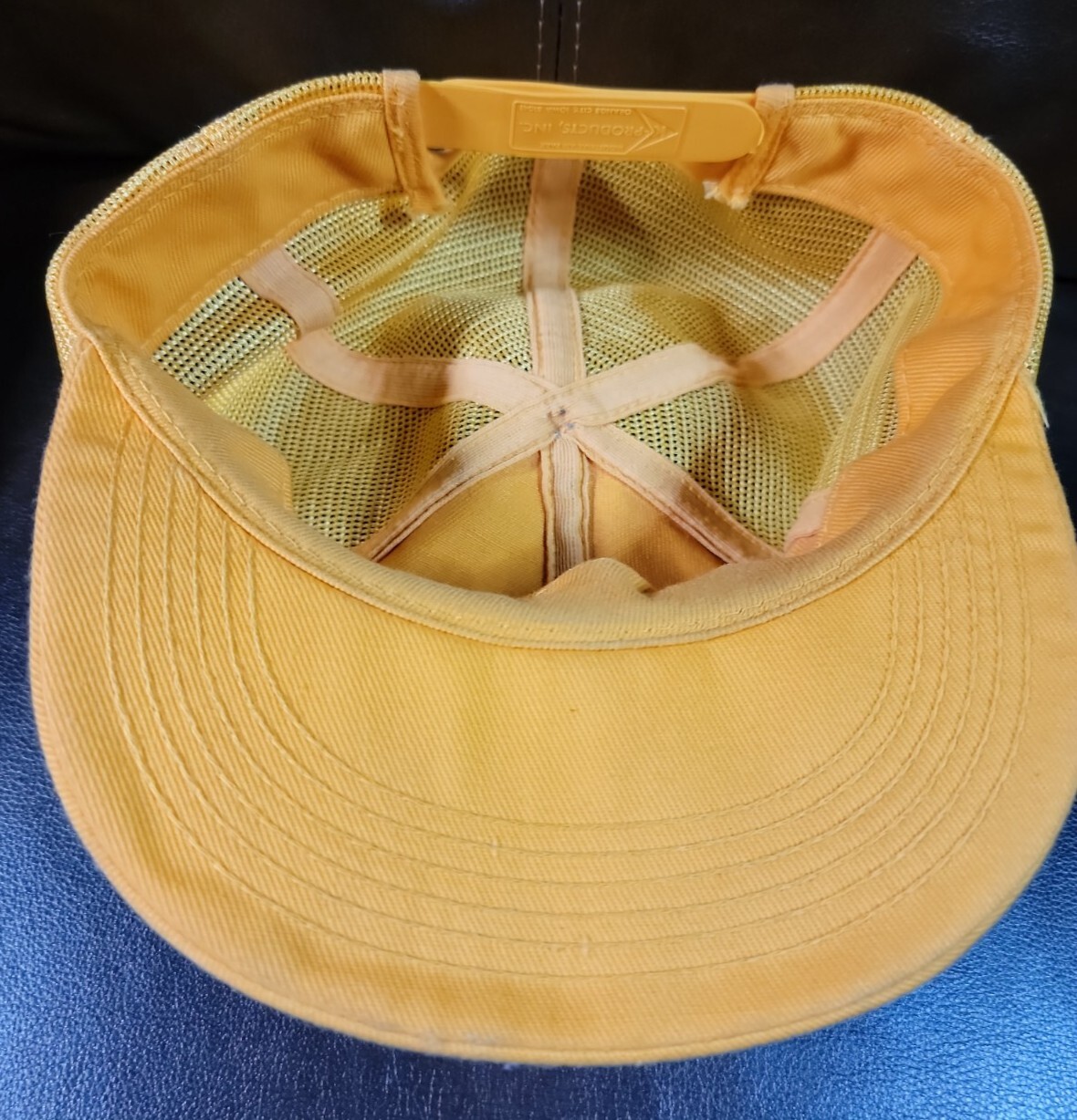 Poco Barley Trucker Hat Cap Vintage Snap Back Yellow - Gem