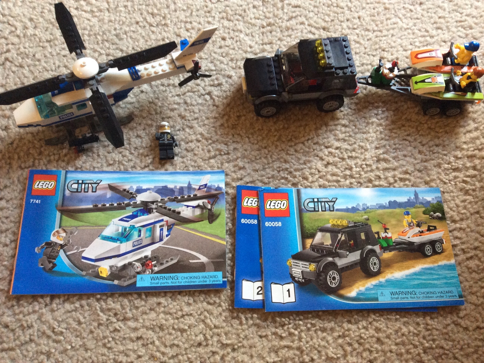 Lot Of 14 Lego City Sets Police Mobile Truck Fire Space Shuttle Jet Ski ...