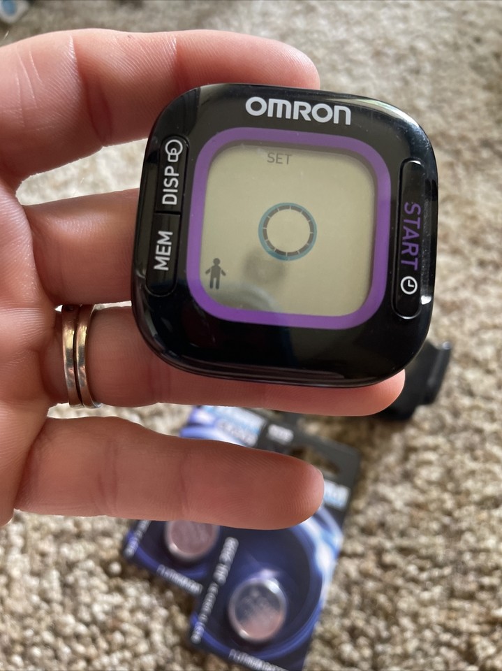 Omron HJA-312 Walking Style Pedometer with Clip and New Batteries | eBay