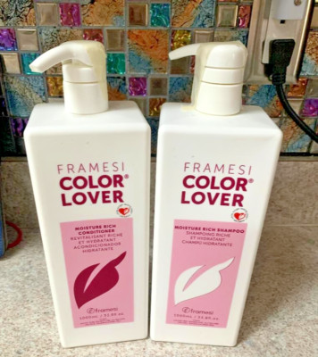 Framesi Color Lover Moisture Rich Shampoo & Conditioner 33.8 oz Duo | eBay