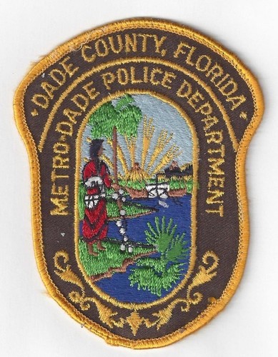 Police Patch Metro-Dade County Florida Police Dept Collectible Patch | eBay