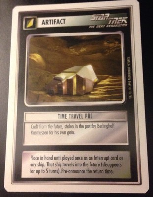 Star Trek CCG Premiere WB Unlimited Time Travel Pod | eBay