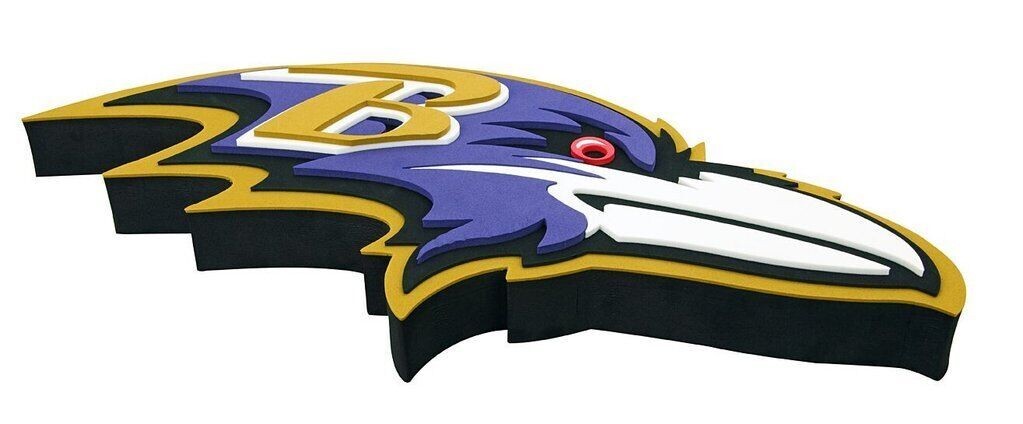 NFL Baltimore Ravens Handheld Sign Tailgate Foam Wall Man Cave | eBay