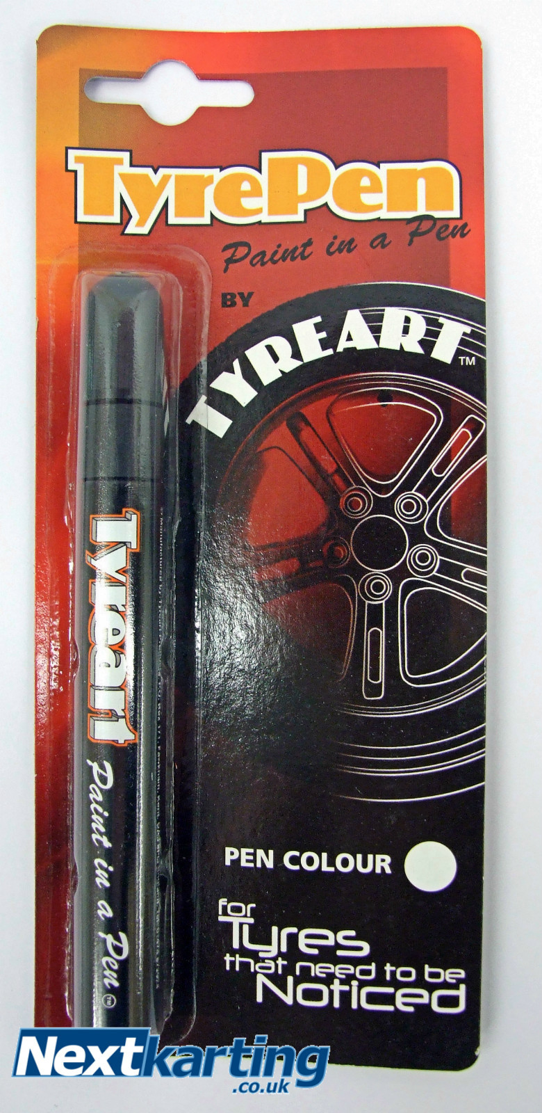 Go Kart Tyre Pen Silver / Tyreart / Rotax Tkm / Race Car Race Bike ...