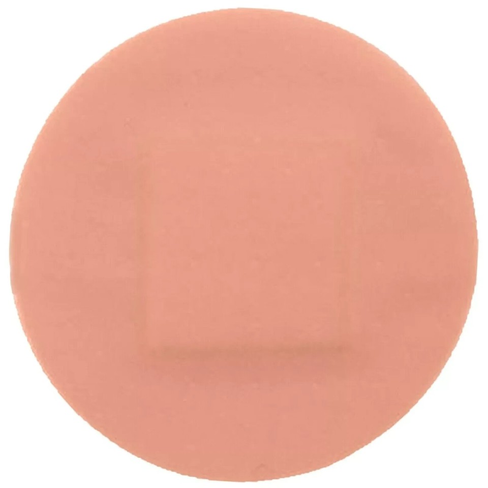 200-1000x Sterile Spot Plasters Round Small Washproof 2.5cm Wound ...