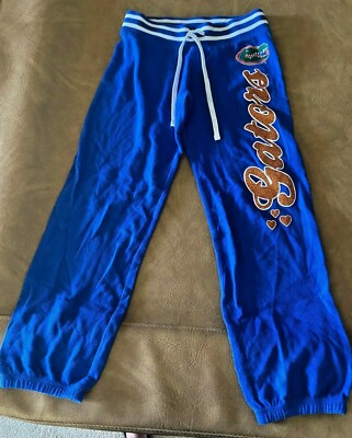 Florida Gator Blue Sweatpants w Metallic Wording & Gator head logo ...