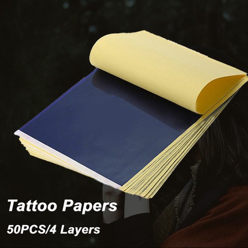 50X Tattoo Stencil Transfer Paper Spirit Thermal Carbon Tracing Copier ...