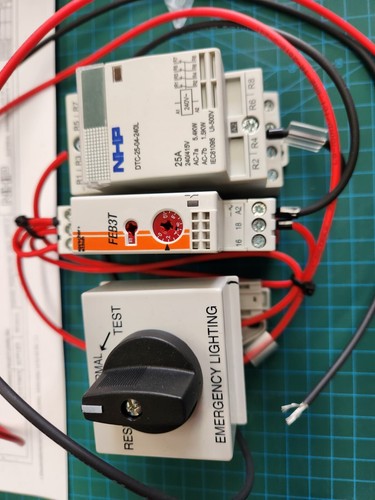 NHP CPELK1W Emergency Light Test Kit Rotary Switch Wired Open Type for ...