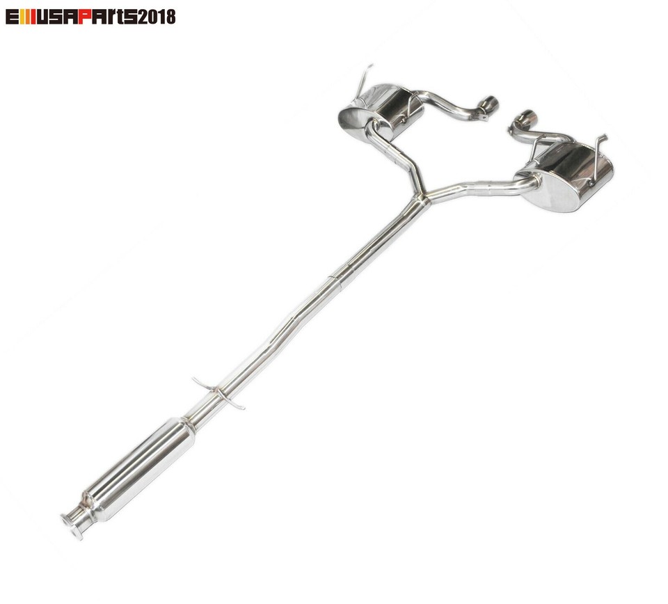 For 2002-2006 Mini Cooper S R50 R52 R53 EMUSA Dual 3" Tip Muffler ...