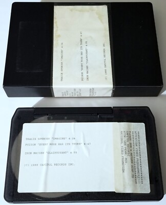 IRON MAIDEN 1988 CAPITOL RECORDS U MATIC CLAIRVOYANT MUSIC VIDEO TAPE ...