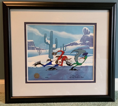 Iced Tease Road Runner Limited Production Cel Signed Chuck Jones, WB ...