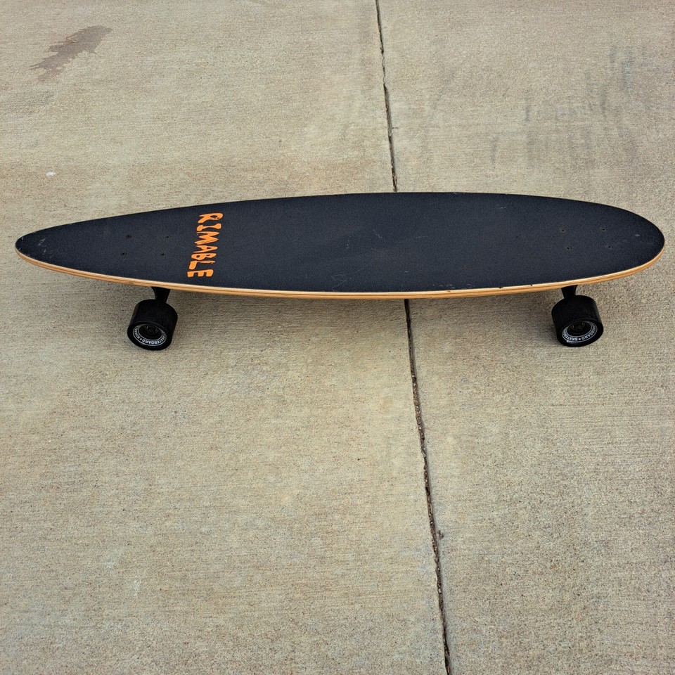 RIMABLE Bamboo Pintail Longboard Coconut Tree Beach 41 Inch | eBay