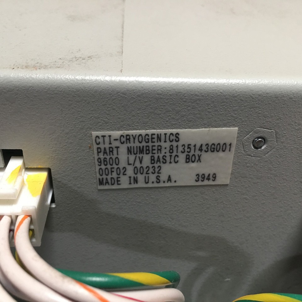 CTI-Cryogenics 8135900G001 Helix 9600 Compressor, 200-230 VAC @ 50/60Hz ...