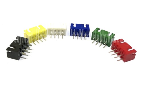 XH 4-Pin COLORFUL 2.5 3S LiPO Battery Male Straight Adapter Connector ...