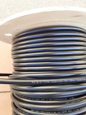 RG-8/U Without Connectors Real Copper Low Loss Coax Cable lot | eBay