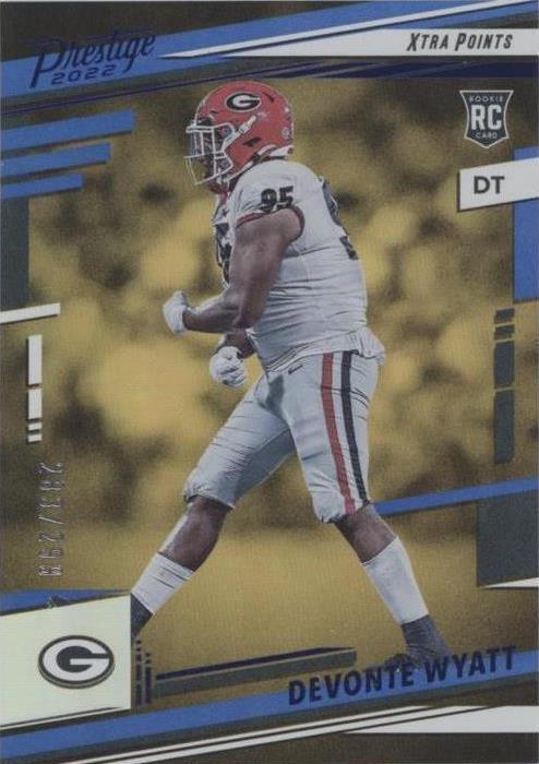 2022 Panini Prestige - Rookies Devonte Wyatt #355 Xtra Points Premium Blue /299 (RC) for sale ...