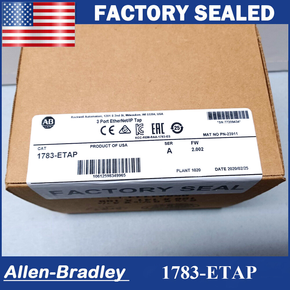 New Sealed Allen-Bradley 1783-ETAP /A FW 2.002 3 Port Ethernet Tap AB ...