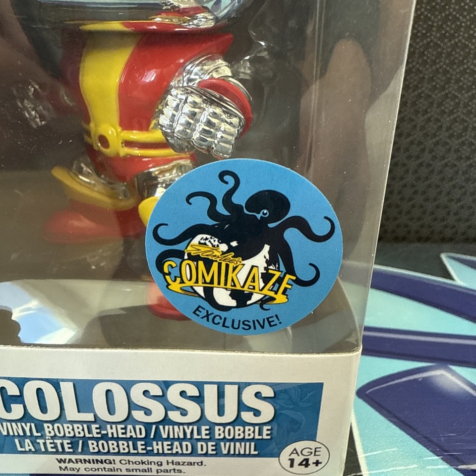 Funko Pop! - X-Men Colossus (Metallic/Chrome) Comikaze Exclusive - #183 ...