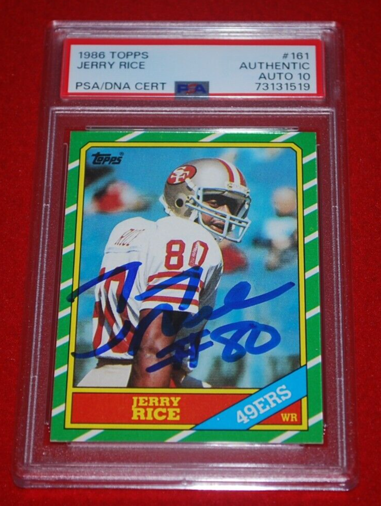 Jerry Rice Autographed Memorabilia | Signed Photo, Jersey, Collectibles ...
