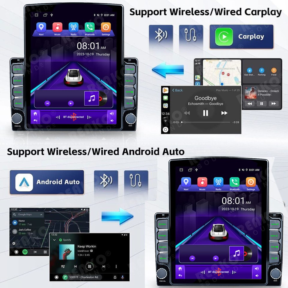 For Chevrolet Silverado & GMC Sierra GPS Car Radio Android Apple ...