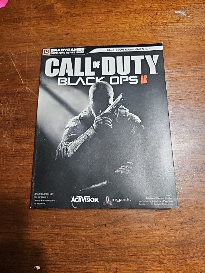 Call of Duty Back Ops II 2 Video Game Strategy Guide Book Paperback ...