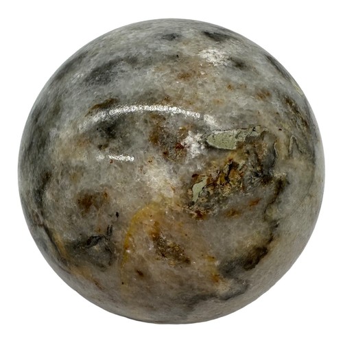 Granite Marble Polished Orb Sphere Ball Gray Decorative Paperweight 31. ...