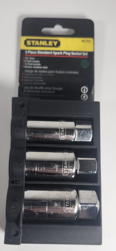 Stanley Three-Piece Standard Spark Plug Socket Set 85-721 5/8 3/4 And ...