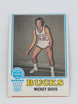 1973 Topps Mickey Davis Bucks Basketball NBA Vintage | eBay