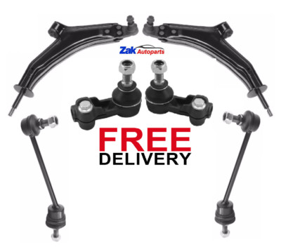 FOR LANDROVER FREELANDER FRONT 2 LOWER WISHBONE ARMS + 2 TRACK ROD ENDS ...